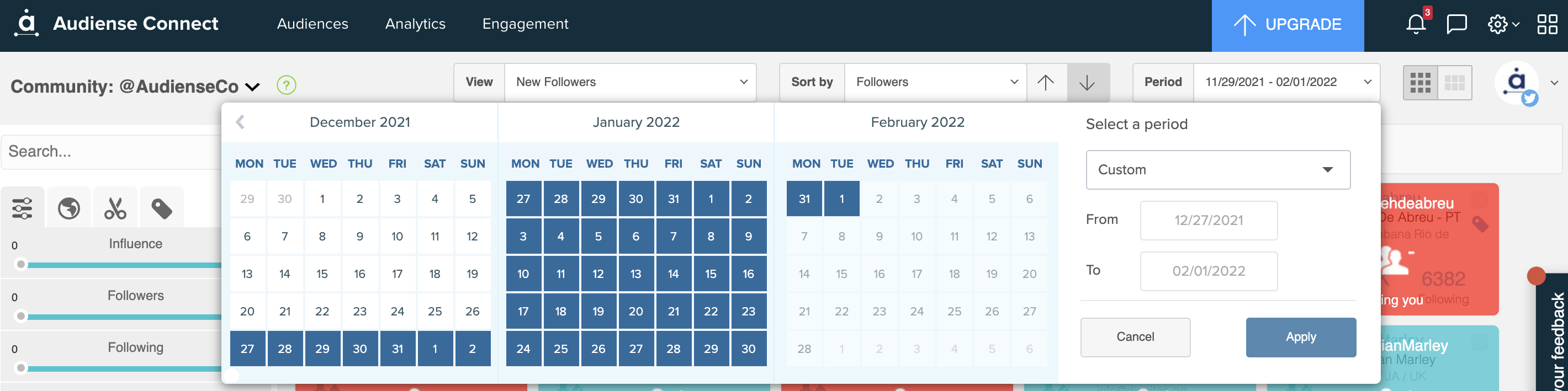 Calendar Filter